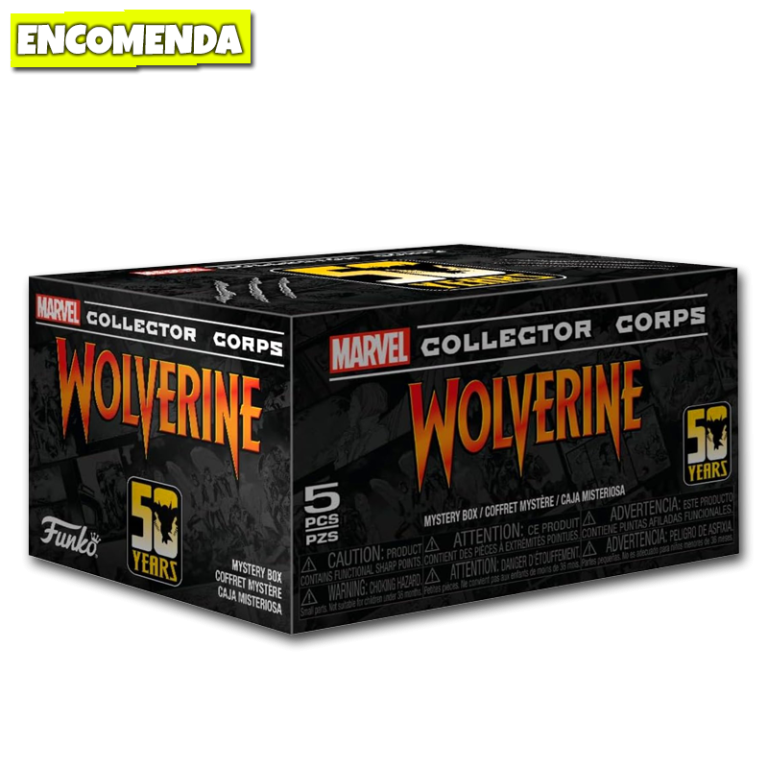 Funko Marvel Collector Corps Box: Wolverine 50th Anniversary - Loja TSC
