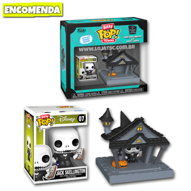Funko Pop! Bitty Town: The Nightmare Before Christmas - Jack and Jack's ...