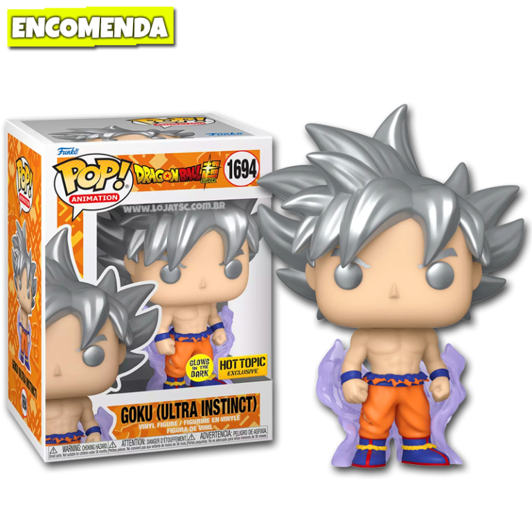 Funko Pop! Dragon Ball Super - Goku (Ultra Instinct) 1694 GITD - Loja TSC