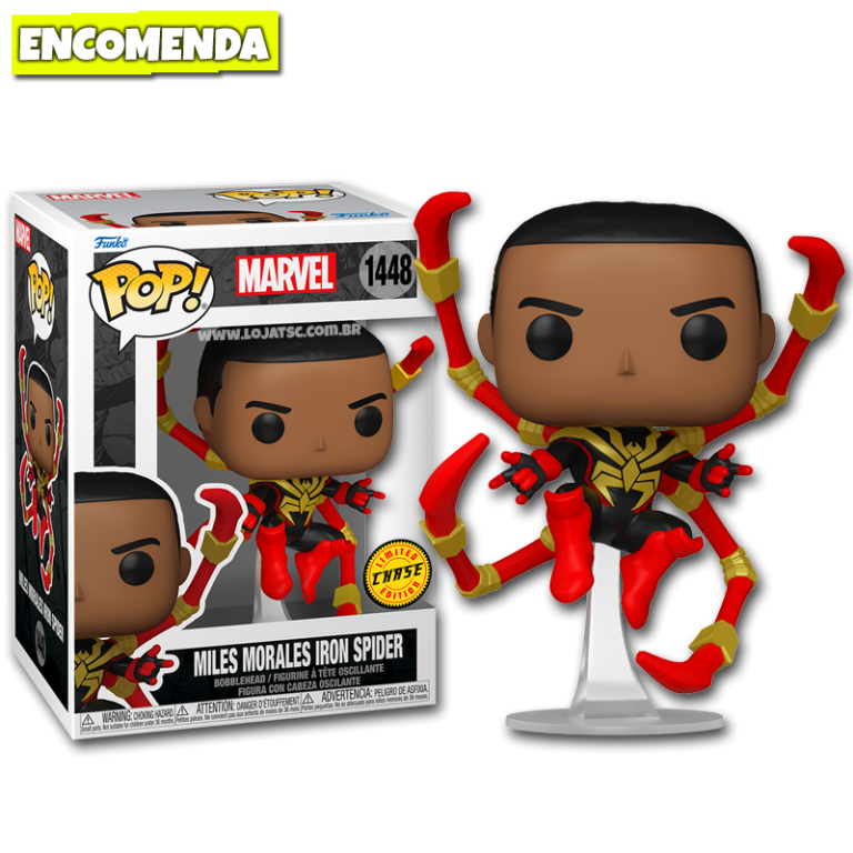 Funko Pop! Marvel Spider-Man - Miles Morales Iron Spider 1448 CHASE ...