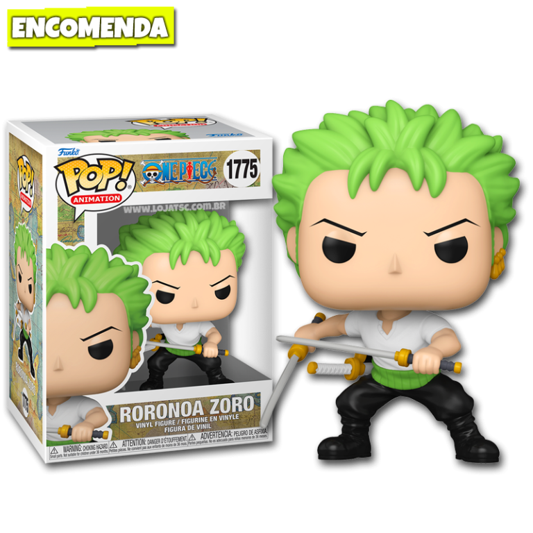 Funko Pop! One Piece - Roronoa Zoro 1775 - Loja TSC