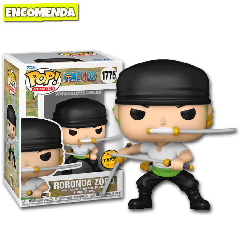 Funko Pop! One Piece - Roronoa Zoro 1775 CHASE - Loja TSC