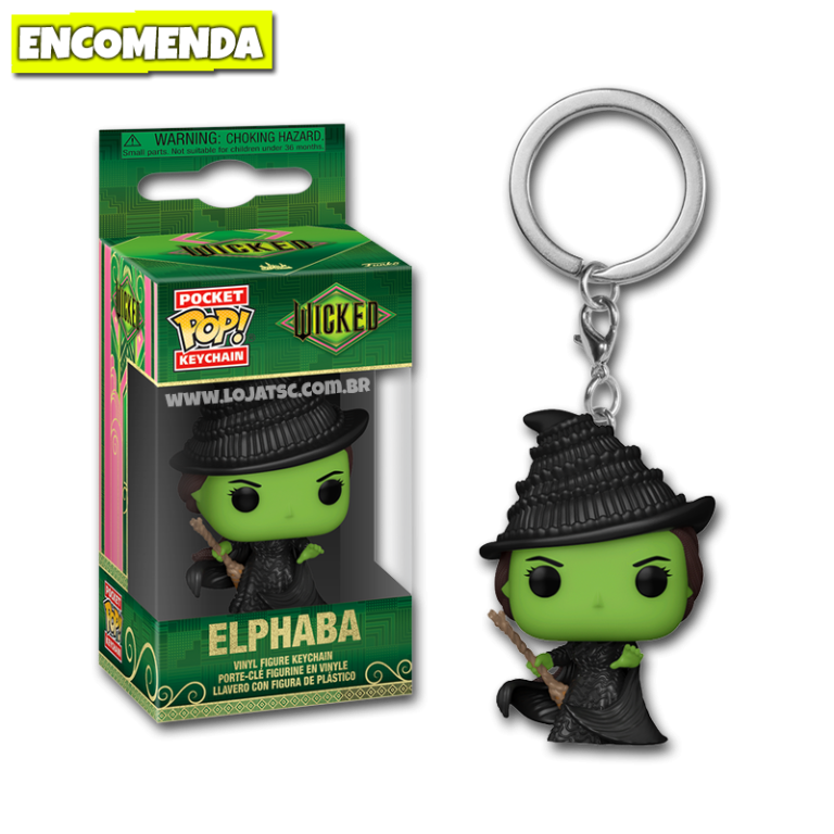 Funko Pop! Chaveiro Wicked - Elphaba - Loja TSC