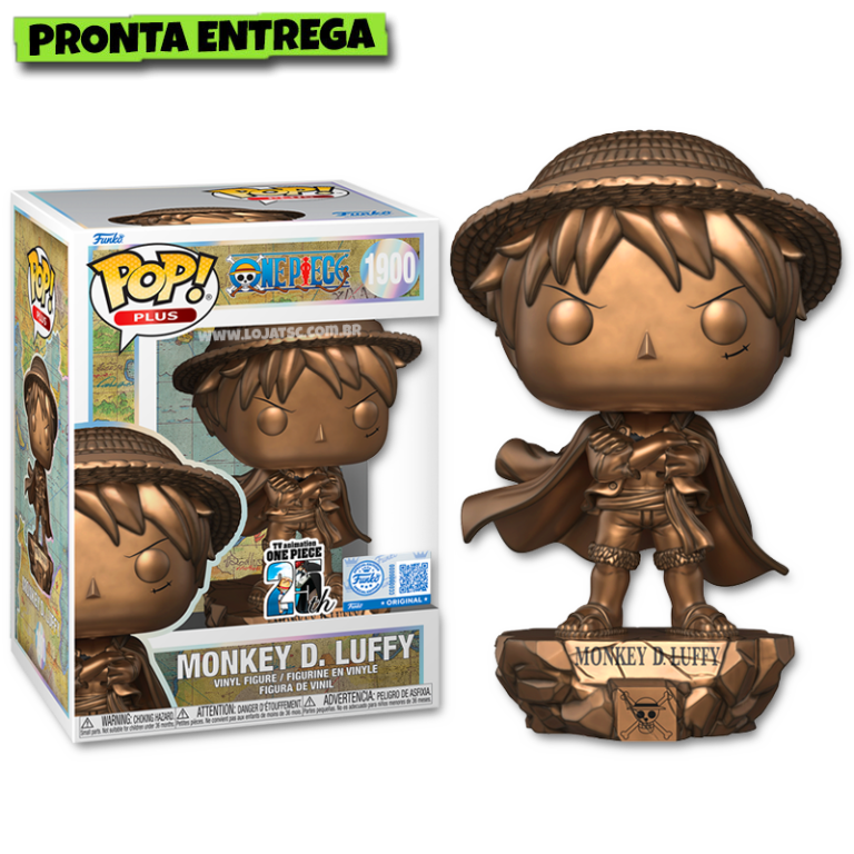 Funko Pop! Plus One Piece - Monkey D. Luffy 1900 Bronze - Loja TSC