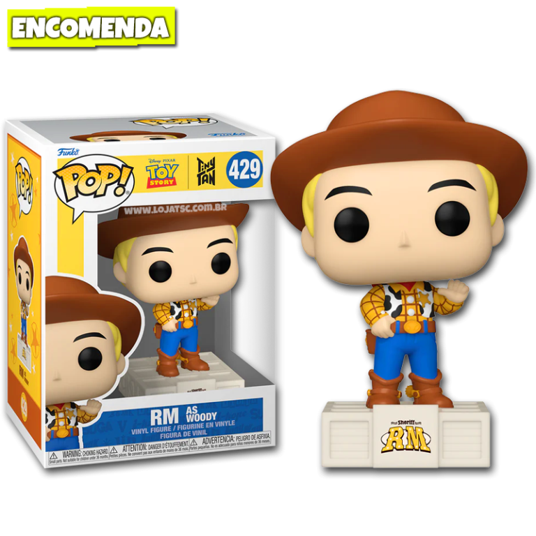 Funko Pop! Toy Story x TinyTAN BTS - RM as Woody 429 - Loja TSC
