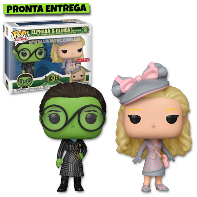 Funko Pop! Wicked - Elphaba & Glinda in Shiz Uniform 2Pk - Loja TSC