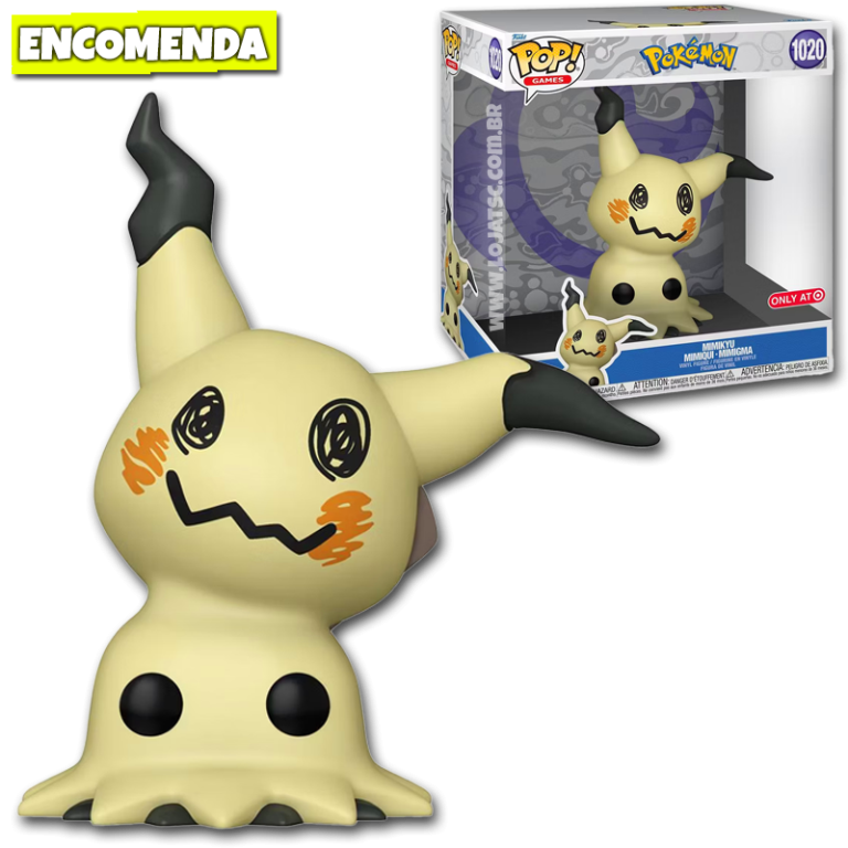 PRÉ-VENDA: Funko Pop! Jumbo Pokémon - Mimikyu 1020 - Loja TSC