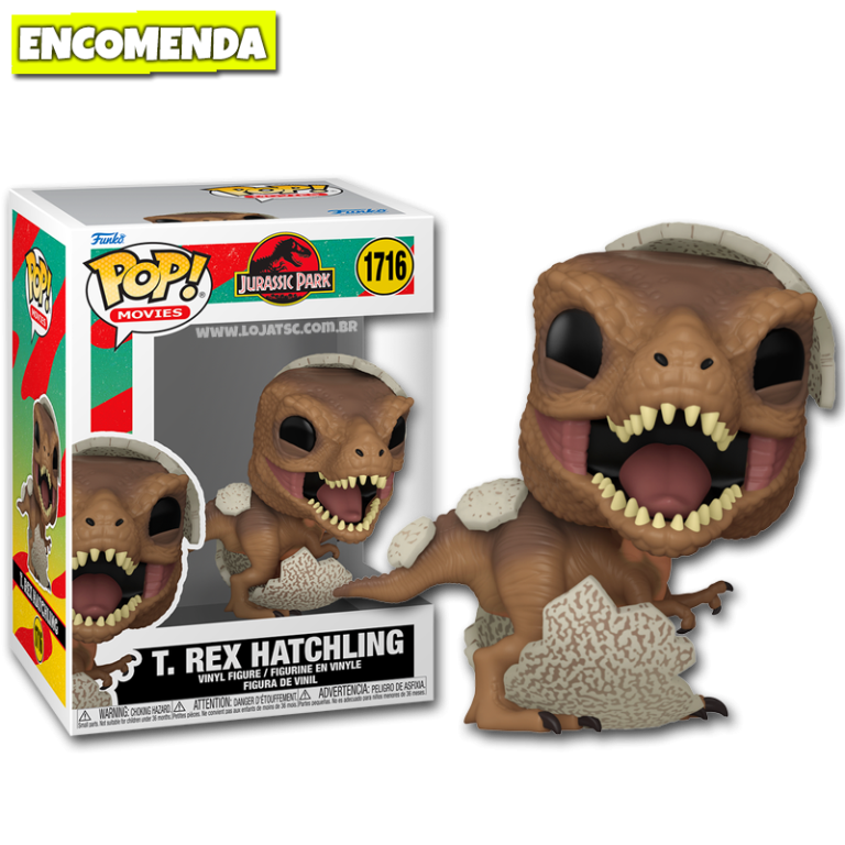 Funko Pop! Jurassic Park – T. Rex Hatchling 1716 - Loja TSC