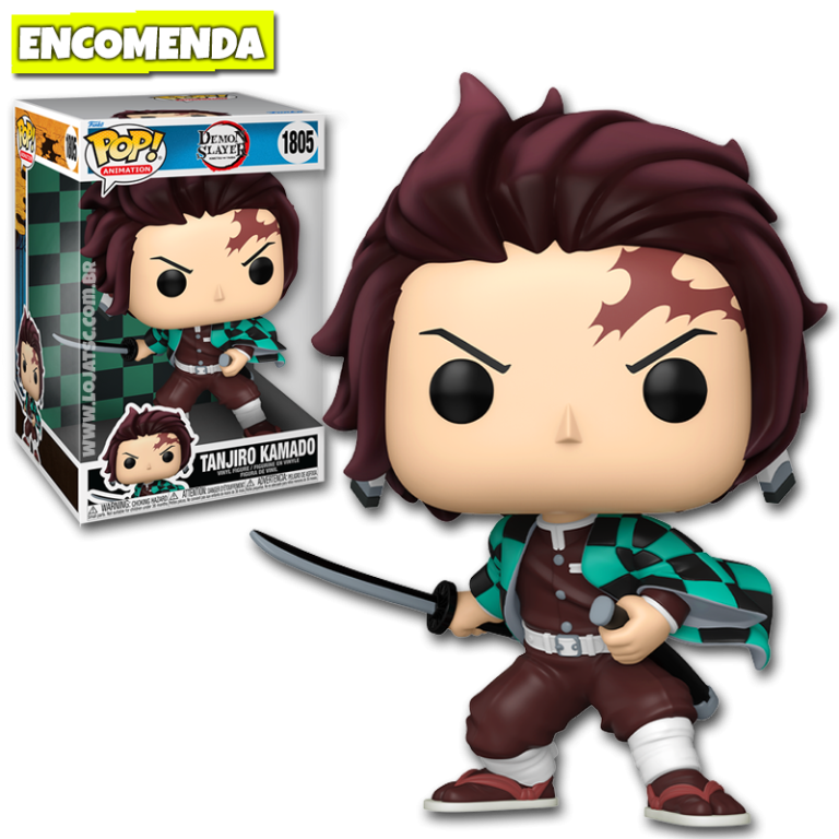 Funko Pop! Demon Slayer - Tanjiro Kamado 1805 Jumbo - Loja TSC