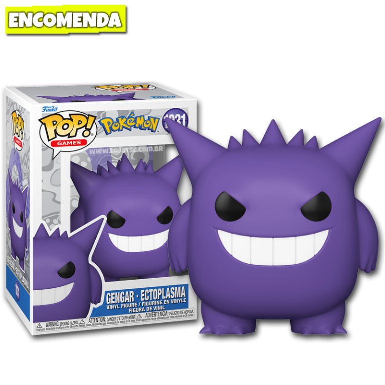 Funko Pop! Pokémon - Gengar 1031 - Loja TSC