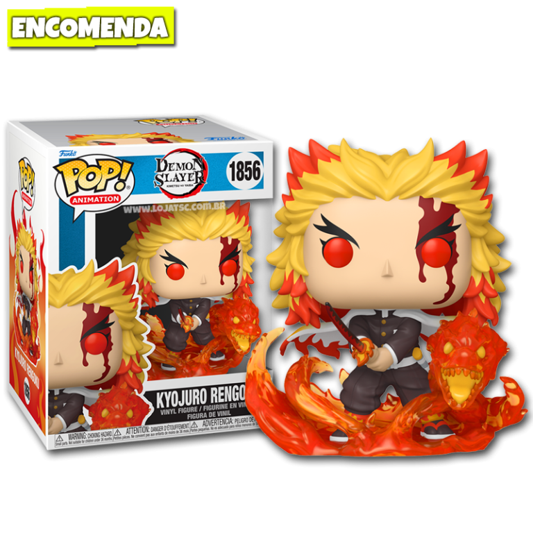 Funko Pop! Premium: Demon Slayer - Kyojuro Rengoku 1856 - Loja TSC