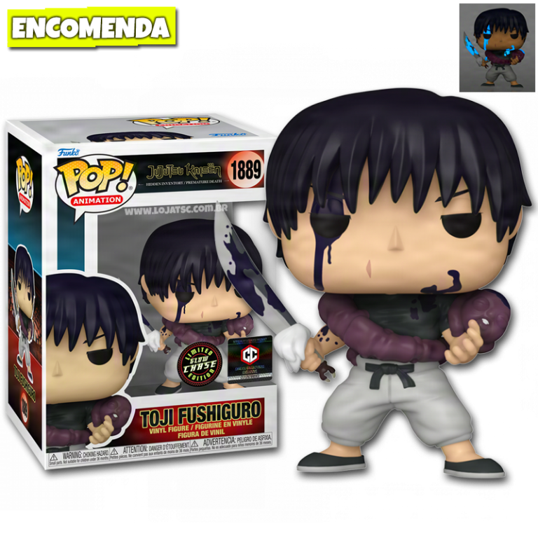 Funko Pop! Jujutsu Kaisen - Toji Fushiguro 1889 CHASE - Loja TSC
