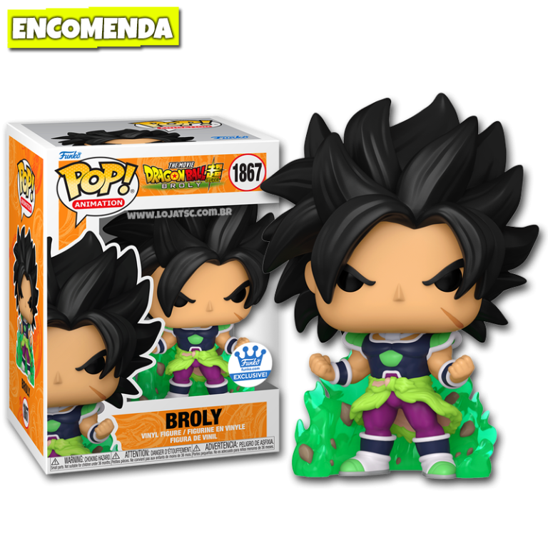 Funko Pop! Dragon Ball Super: Broly - Broly 1867 - Loja TSC