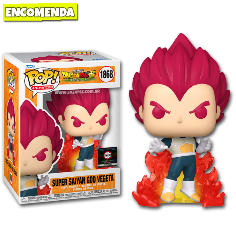Funko Pop! Dragon Ball Super: Broly - Super Saiyan God Vegeta 1868 ...