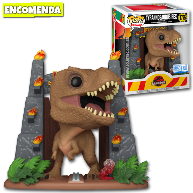 Funko Pop! Deluxe Jurassic Park – Tyrannosaurus Rex 1775 - Loja TSC