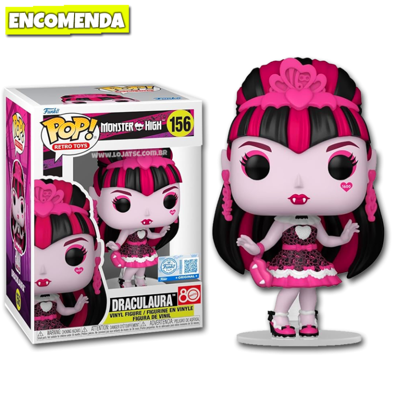 Funko Pop! Monster High - Draculaura 163 - Loja TSC
