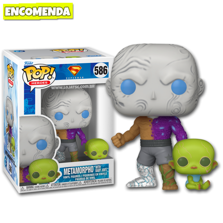 Funko Pop! Superman 2025 - Metamorpho with Baby Joey 586 - Loja TSC