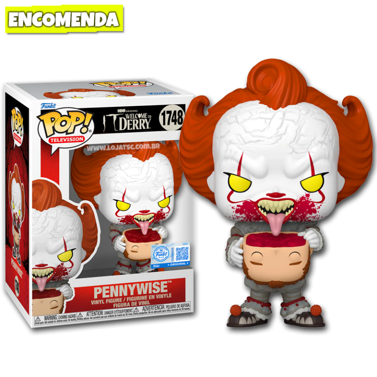 Funko Pop! It Welcome to Derry - Pennywise 1748 - Loja TSC