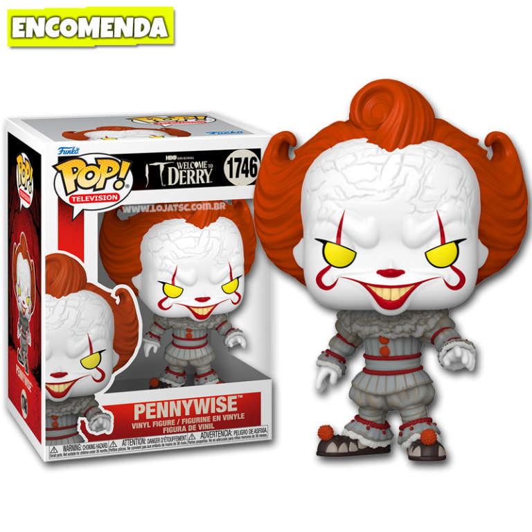 Funko Pop! It Welcome to Derry - Pennywise 1748 - Loja TSC