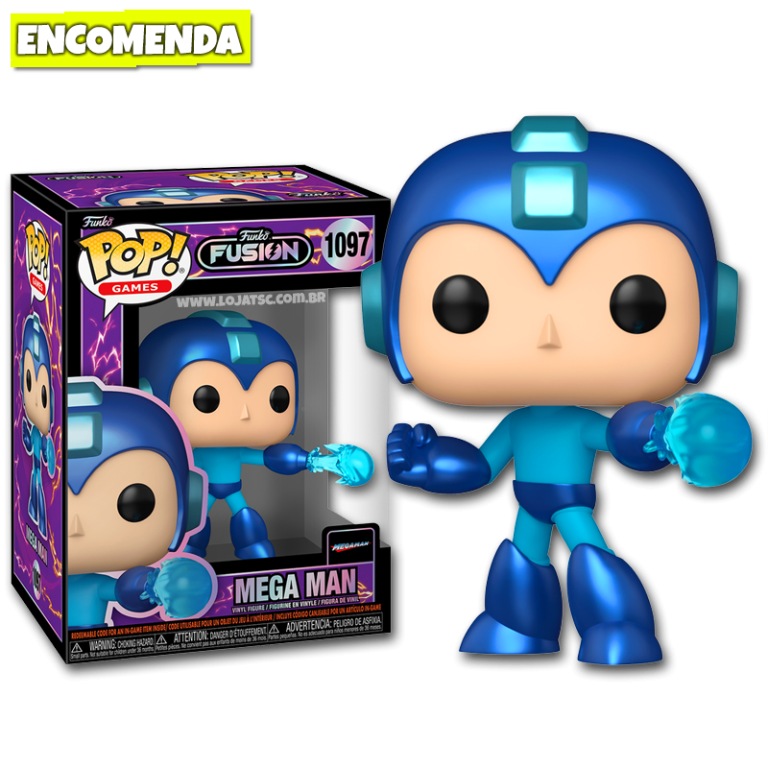 PRÉ-VENDA: Funko Pop! Games Fusion - Mega Man 1097 CHASE - Loja TSC
