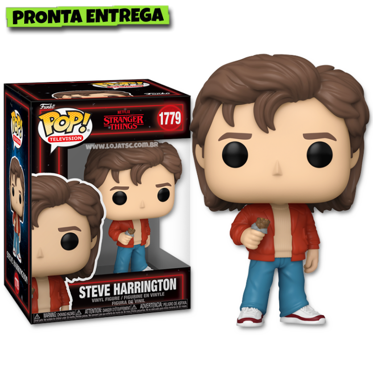 Funko Pop! Stranger Things 5 - Steve Harrington 1779 - Loja TSC