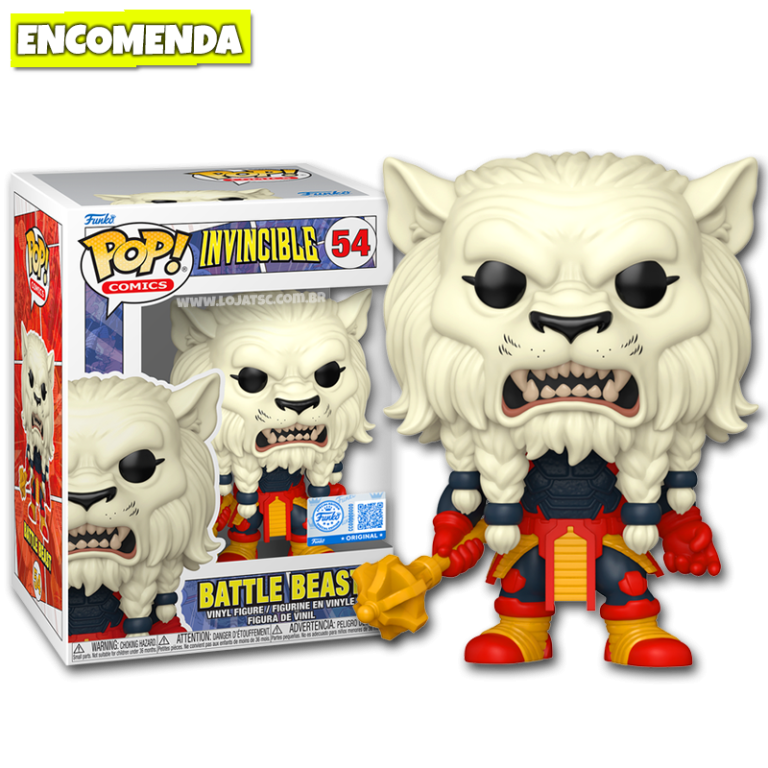 PRÉ-VENDA: Funko Pop! Invincible - Battle Beast 54 CHASE - Loja TSC