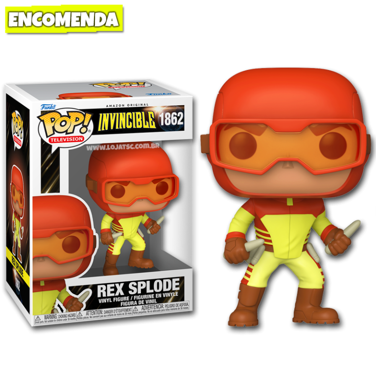 PRÉ-VENDA: Funko Pop! Invincible - Rex Splode 1862 CHASE - Loja TSC