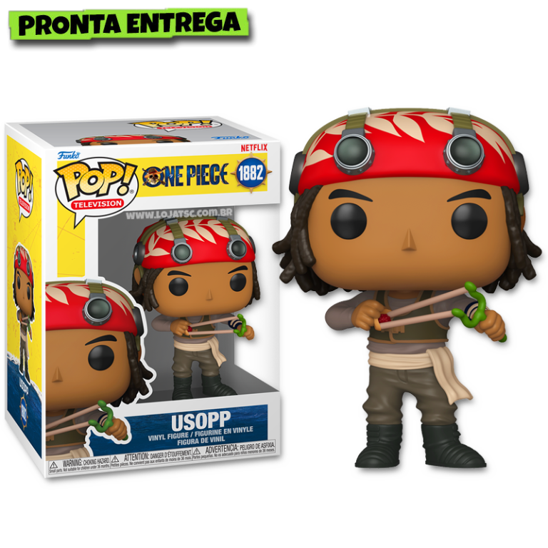 Funko Pop! One Piece Live Action - Usopp 1882 - Loja TSC
